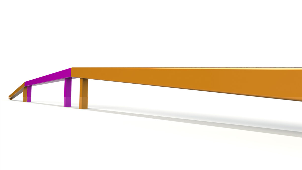 Steel 3 Bar Balance Beam - IA PLAY